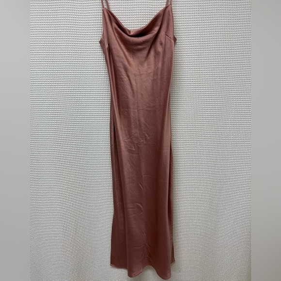 Express | Dresses | Rose Gold Express Slip Dress | Poshmark